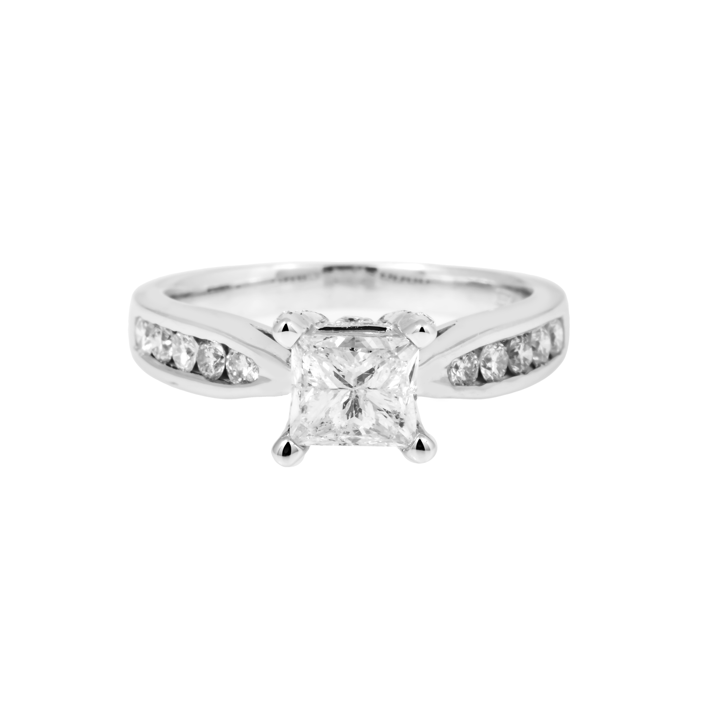 14K GOLD PRINCESS LAB DIAMOND ENGAGEMENT RING 1.60 CTW – Say Yes By OMI